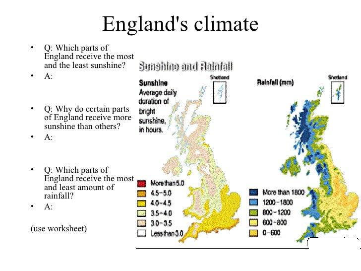 Lesson One Where And What Is England
