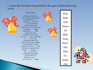 CHRISTMAS LESSON PLAN | PPT