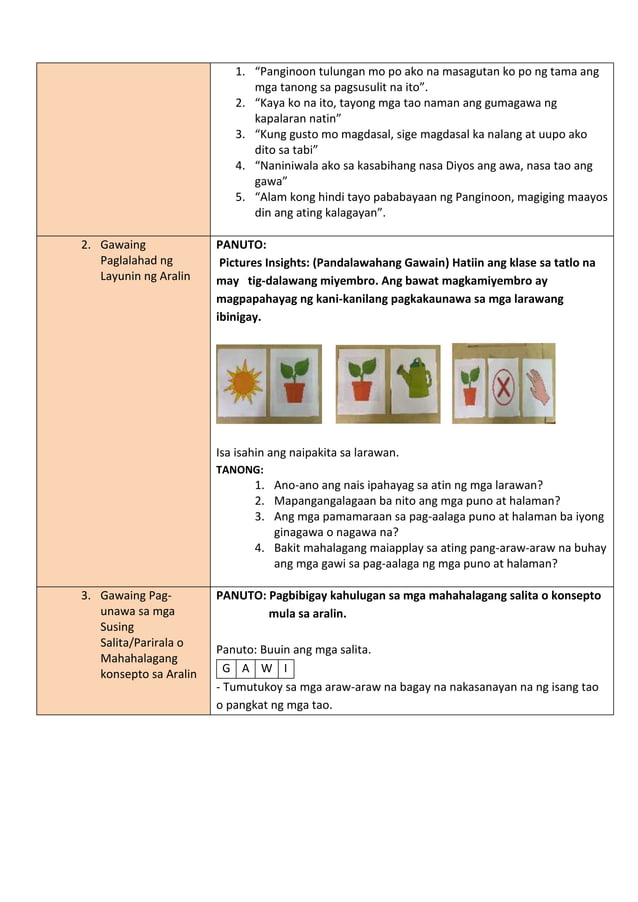 Lesson Plan Good Manners and Right Conduct | DOCX