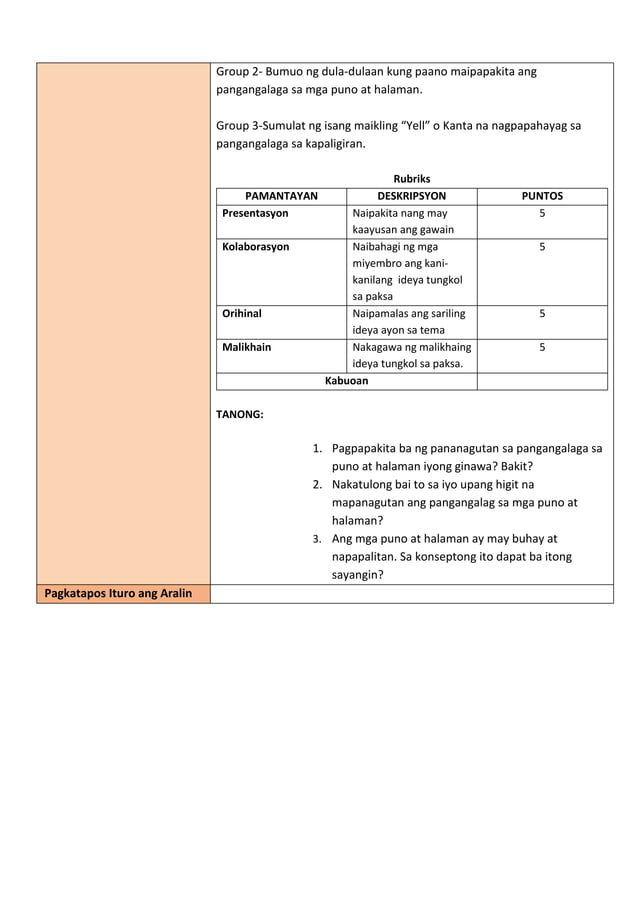 Lesson Plan Good Manners and Right Conduct | DOCX