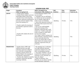 Lesson plan-format-ppp-marcela-gatica-ema-ramírez | PPT