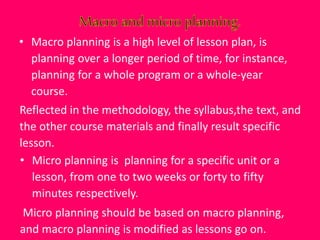 Lesson Plan -Importanat points- (shared using VisualBee) (download it ...