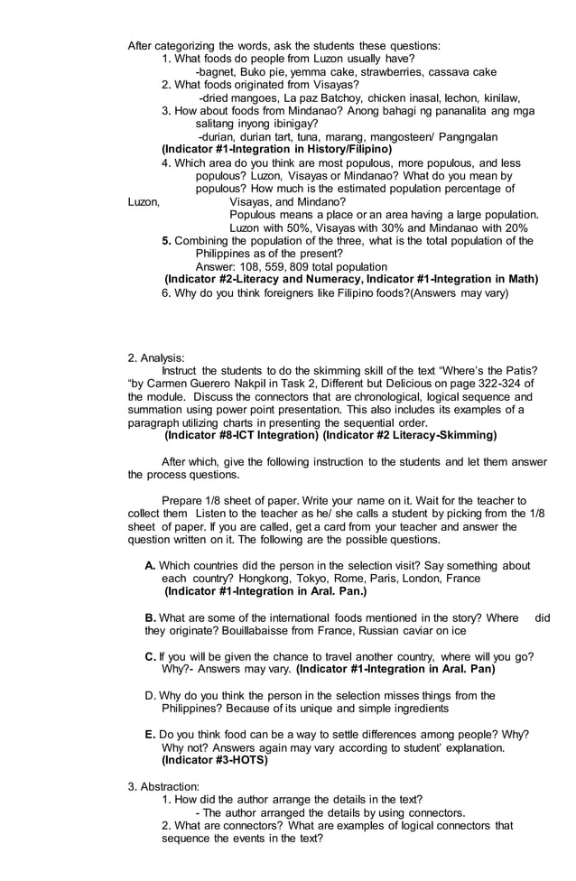 Lesson Plan-in-English-Grade-9-Demo/Video Lesson