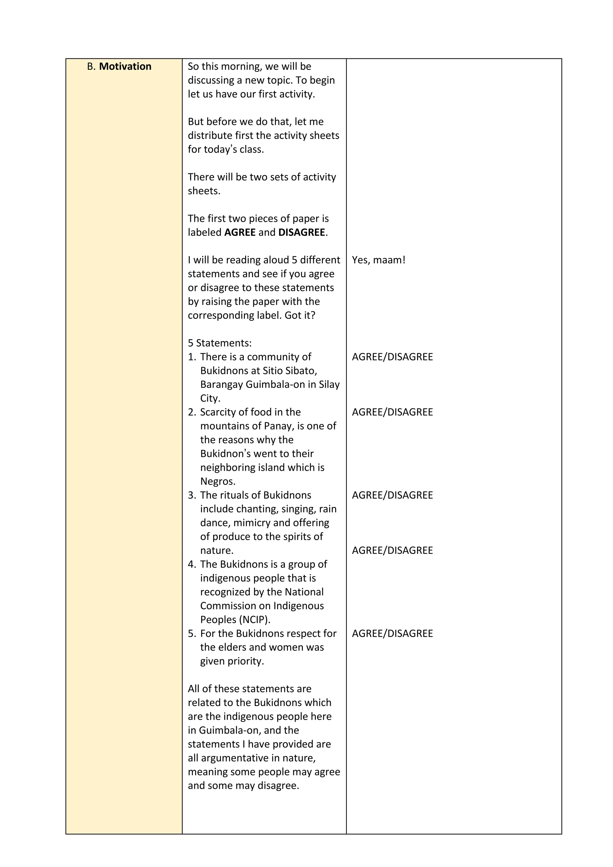 Detailed Lesson Plan in Identifying Claims for Classroom Observation | DOCX