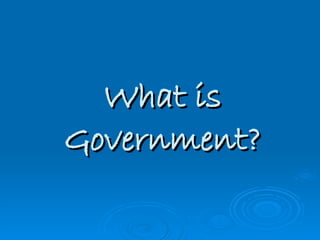 Lesson Plan One Government 3 | PPT