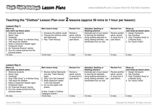 Lesson plan-order | PDF