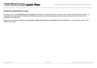 Lesson plan-order | PDF