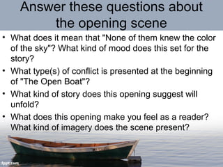 The Open Boat | PPT