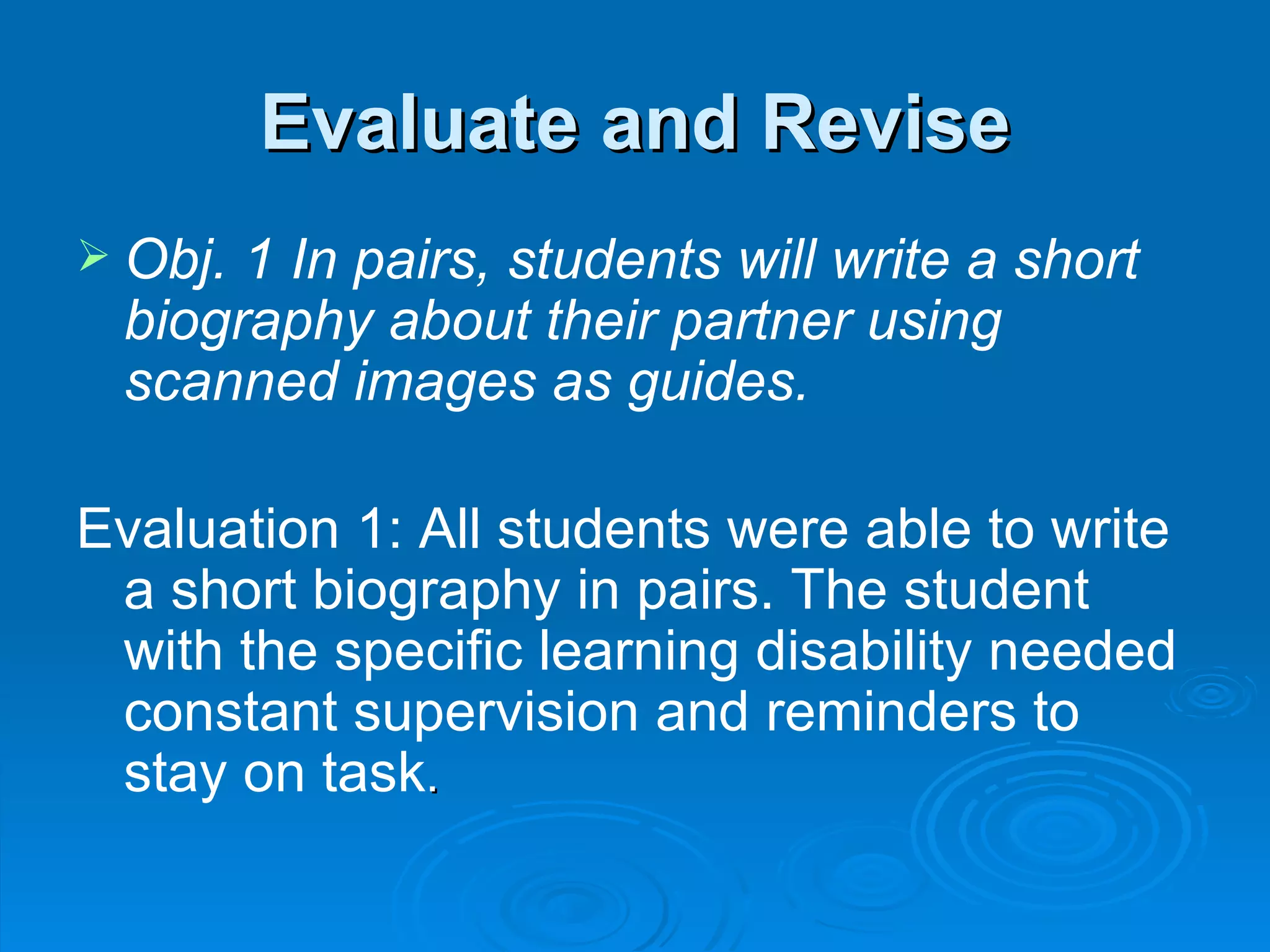 Biography lesson plan* | PPT