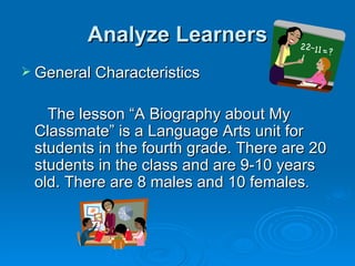 Biography lesson plan* | PPT