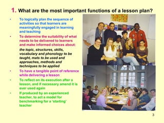 Lesson planning-revision&consolidation | PDF