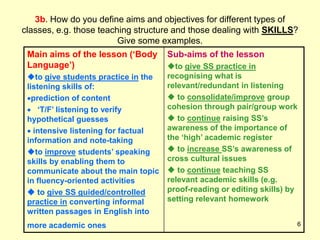 Lesson planning-revision&consolidation | PDF