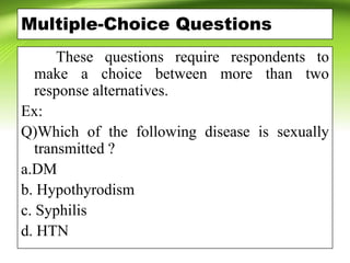 Lesson - Questionnaire.pptx