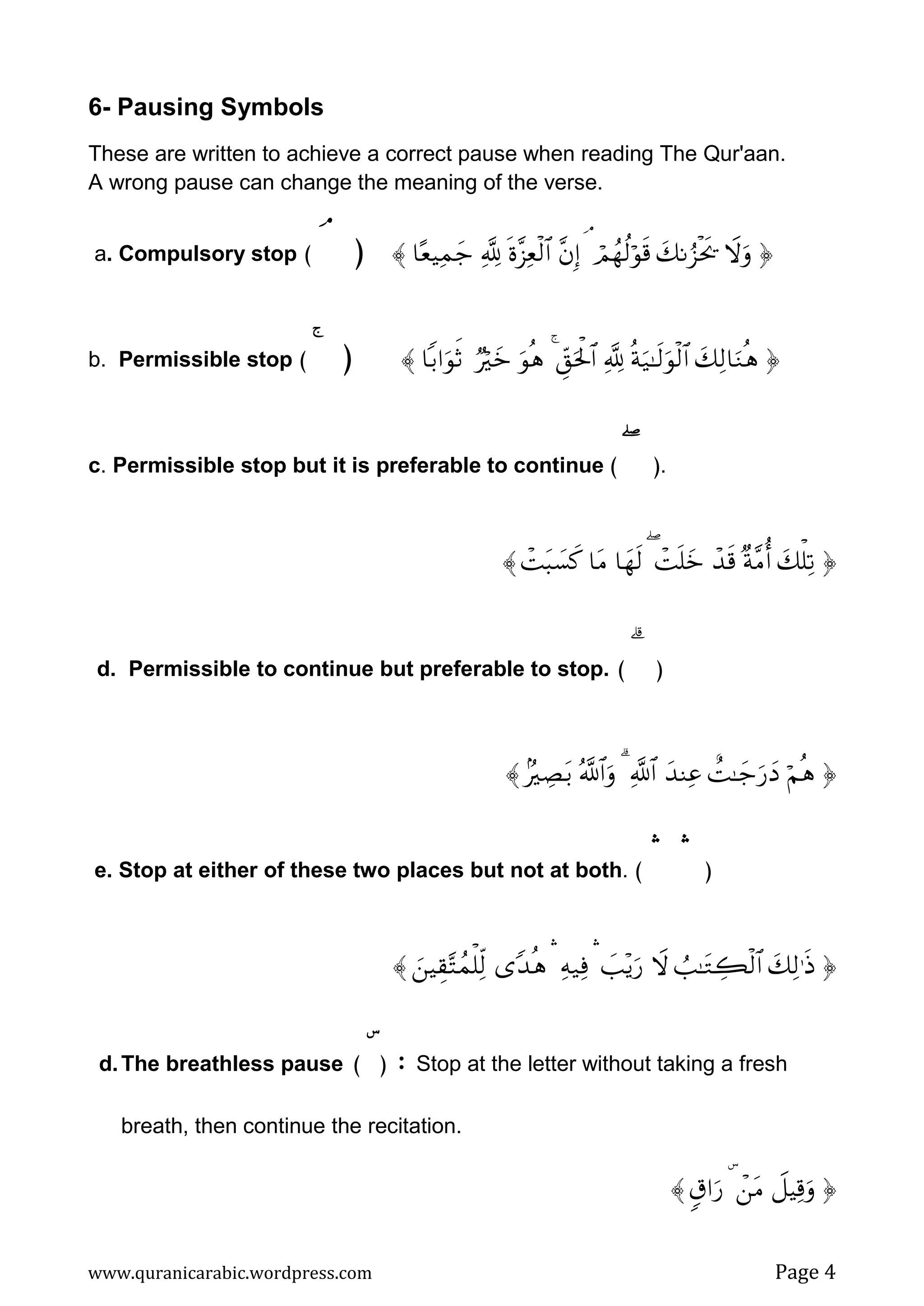Lesson quraan-script | PDF