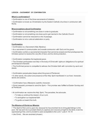 LESSON- SACRAMENT OF CONFIRMATION.docx