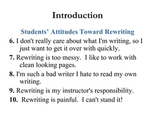 Lesson Seven: Revising | PPT