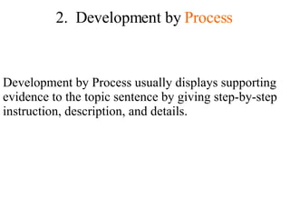 Lesson Six Developing Paragraphs | PPT