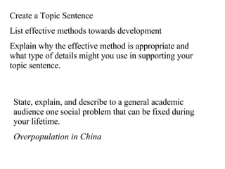 Lesson Six Developing Paragraphs | PPT