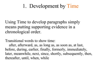 Lesson Six Developing Paragraphs | PPT