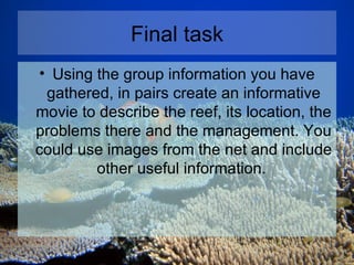 Lesson Three Coral Reefs | PPT