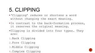 Lesson - Word Formation Processes.pptx