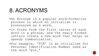 Lesson - Word Formation Processes.pptx