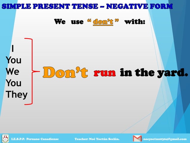 LESSON 0009 - THE PRESENT SIMPLE-NEGATIVE FORM.pdf | Homework and Study | Education