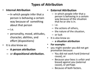 Social Perception Attribution | PPTX