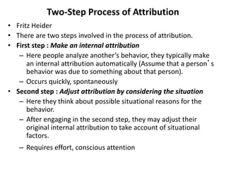 Social Perception Attribution | PPTX