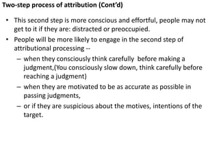 Social Perception Attribution | PPTX