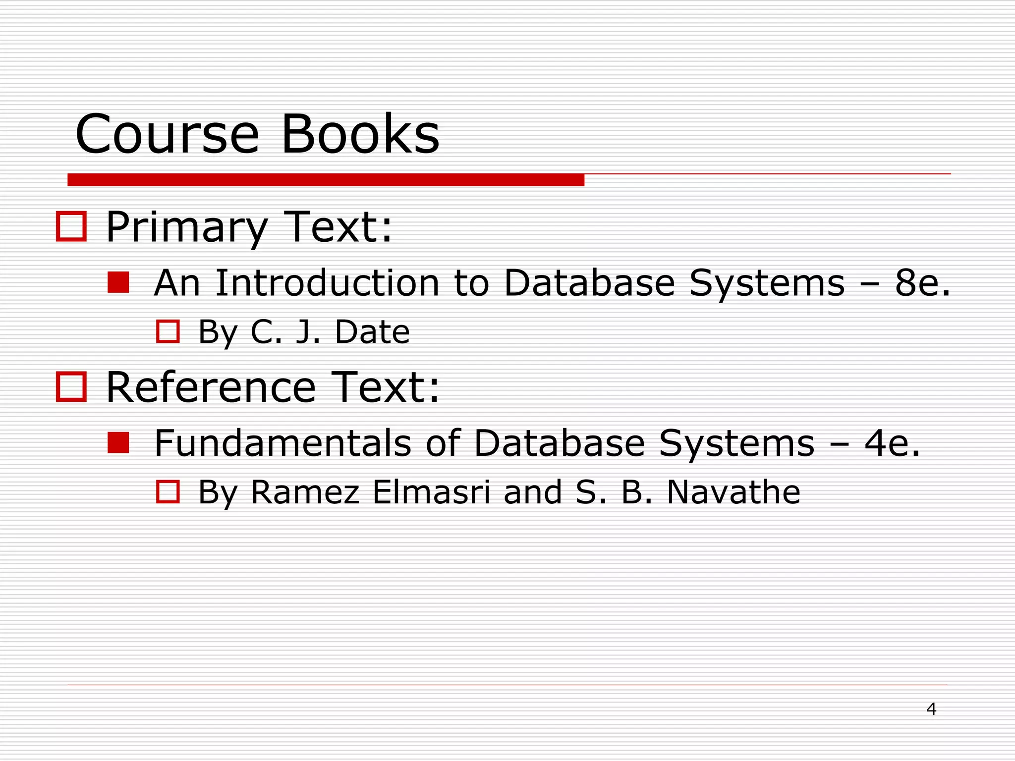 Lesson00 intro to databases | PPT