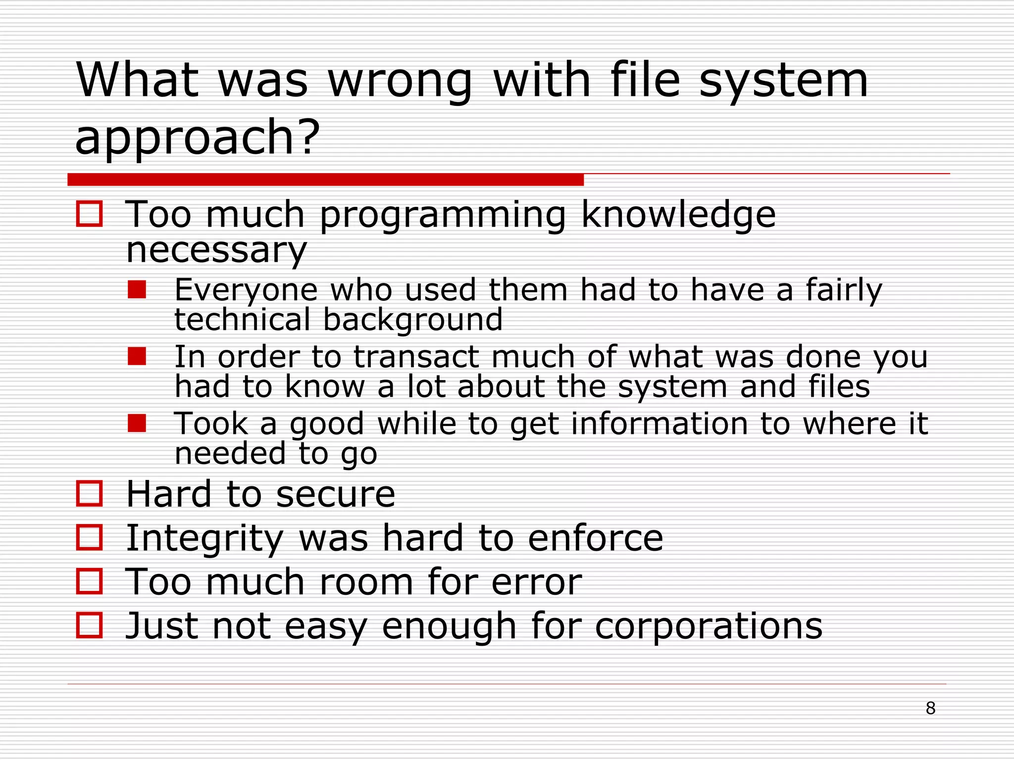 Lesson00 intro to databases | PPT