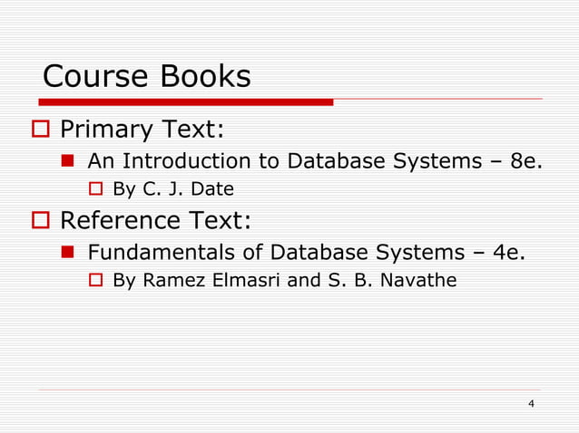 Lesson00 intro to databases | PPT