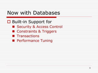 Lesson00 intro to databases | PPT