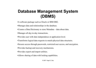 Lesson 01 - Introduction to SQL | PPT