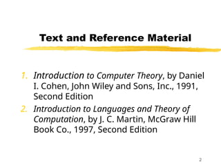 Lesson 01.ppt theory of automata including basics of it | PPT