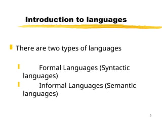 Lesson 01.ppt theory of automata including basics of it | PPT