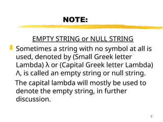 Lesson 01.ppt theory of automata including basics of it | PPT