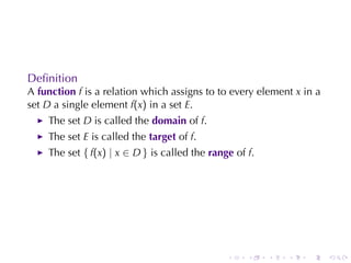 Lesson 1: Functions and their Representations | PDF
