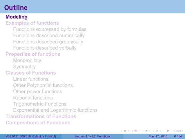 Lesson 1: Functions | PPT