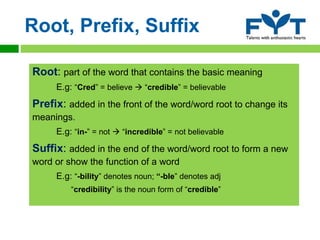 Lesson 01 Words | PPT