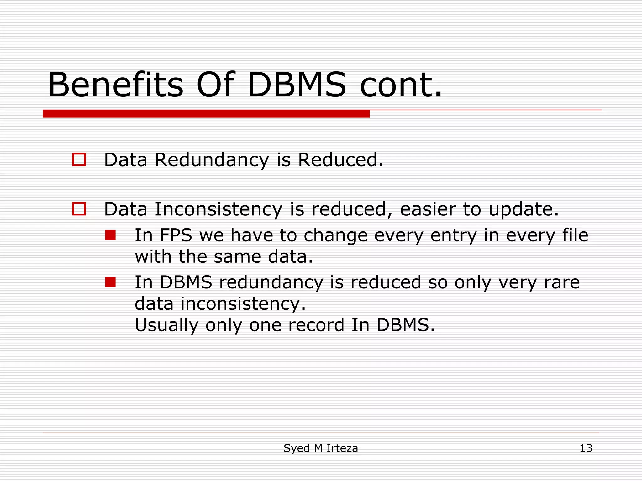 Lesson01 Database Introduction Ppt Databases Computer Software