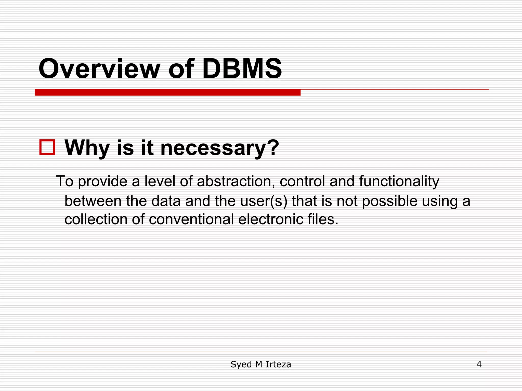 Lesson01 Database Introduction Ppt Databases Computer Software
