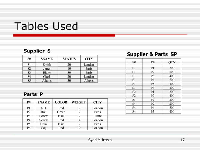 Lesson01 Database introduction | PPT | Databases | Computer Software and Applications