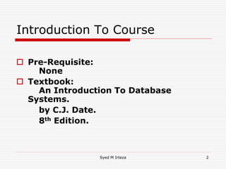 Lesson01 Database introduction | PPT