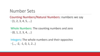 Lesson 01 Number Line: Comparing and Ordering Integers | PPTX