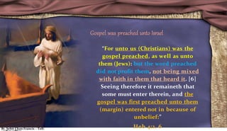 The sanctuary message as taught in the Bible | PPTX
