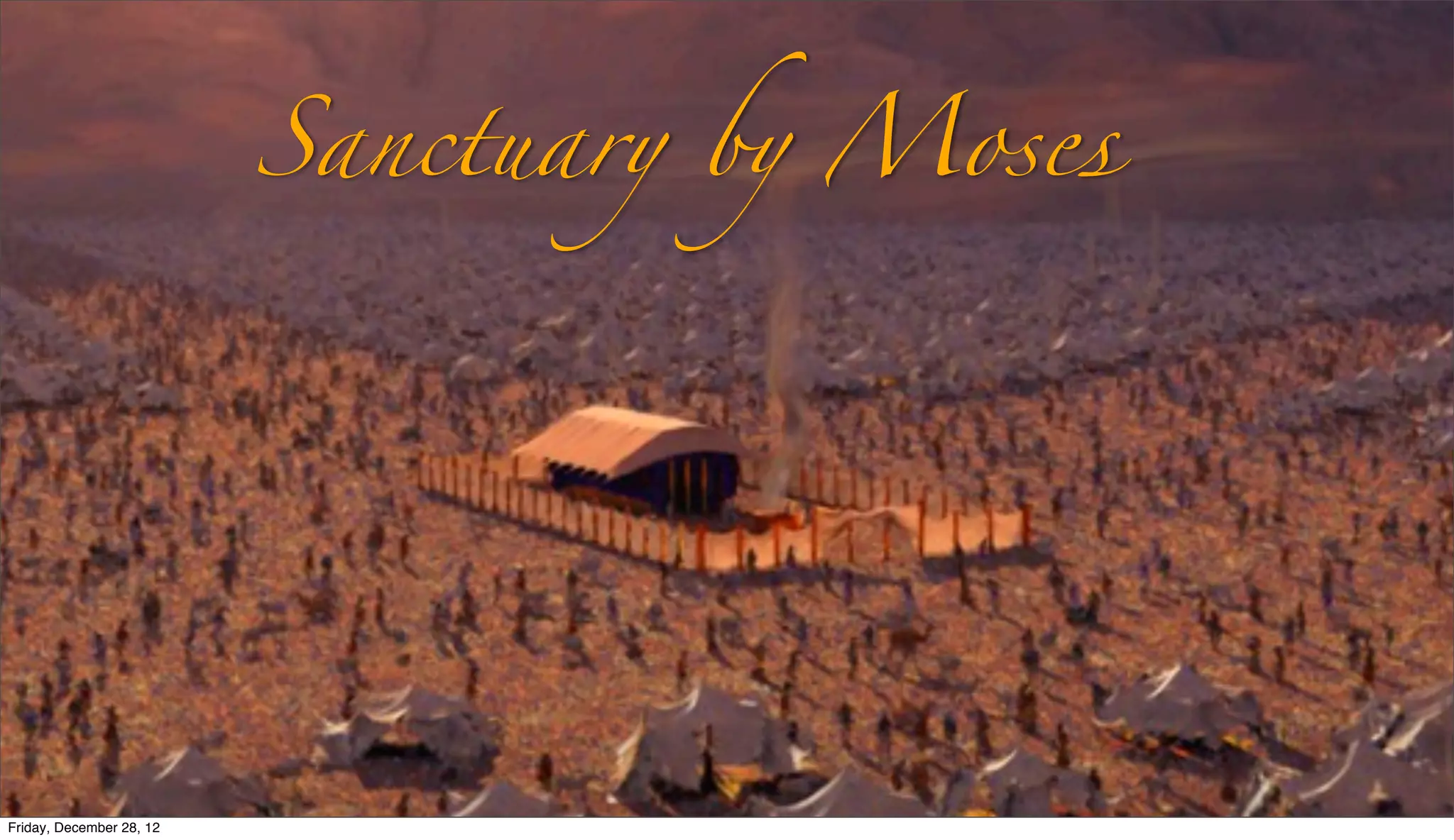 Lesson 01 the purpose of the sanctuary | PDF