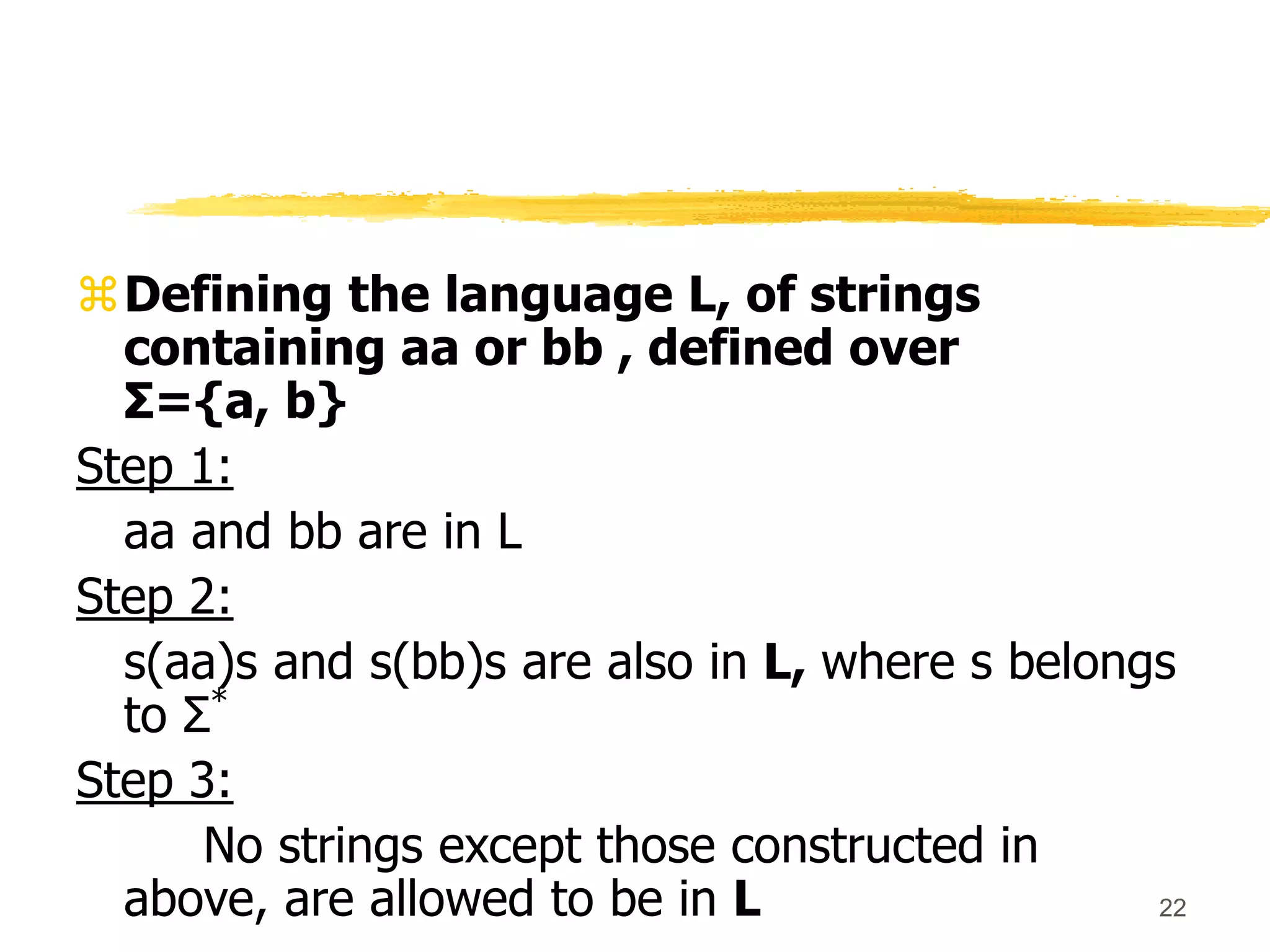 Theory of Automata Lesson 02 | PPT