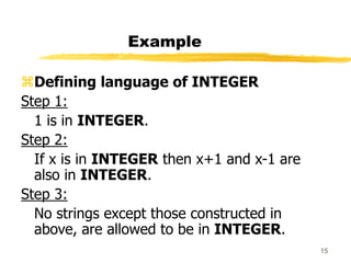 Theory of Automata Lesson 02 | PPT